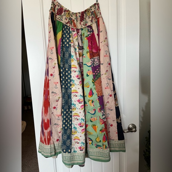 Gypsy & Jade | Skirts | Jaded Gypsy Cotton Maxi Boho Patchwork Skirt ...